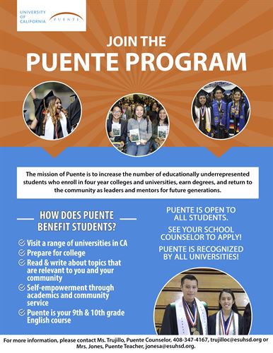 ESUHSD - Andrew P. Hill High School - Puente Program